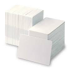 Plain white High quality PVC Cards – Per card price - Mtech