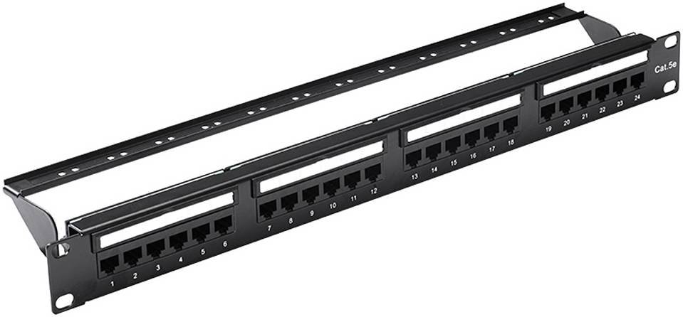 Vention Cat.6 UTP 24 Ports Keystone Patch Panel - Mtech