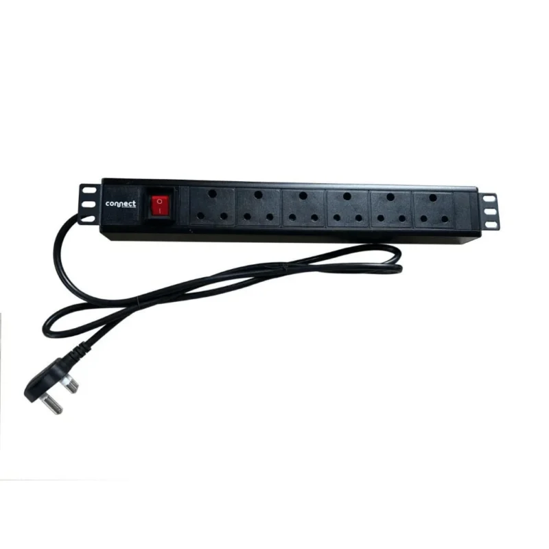 MTN 6 way Power distribution unit PDU, UK Plug - Mtech Technologies